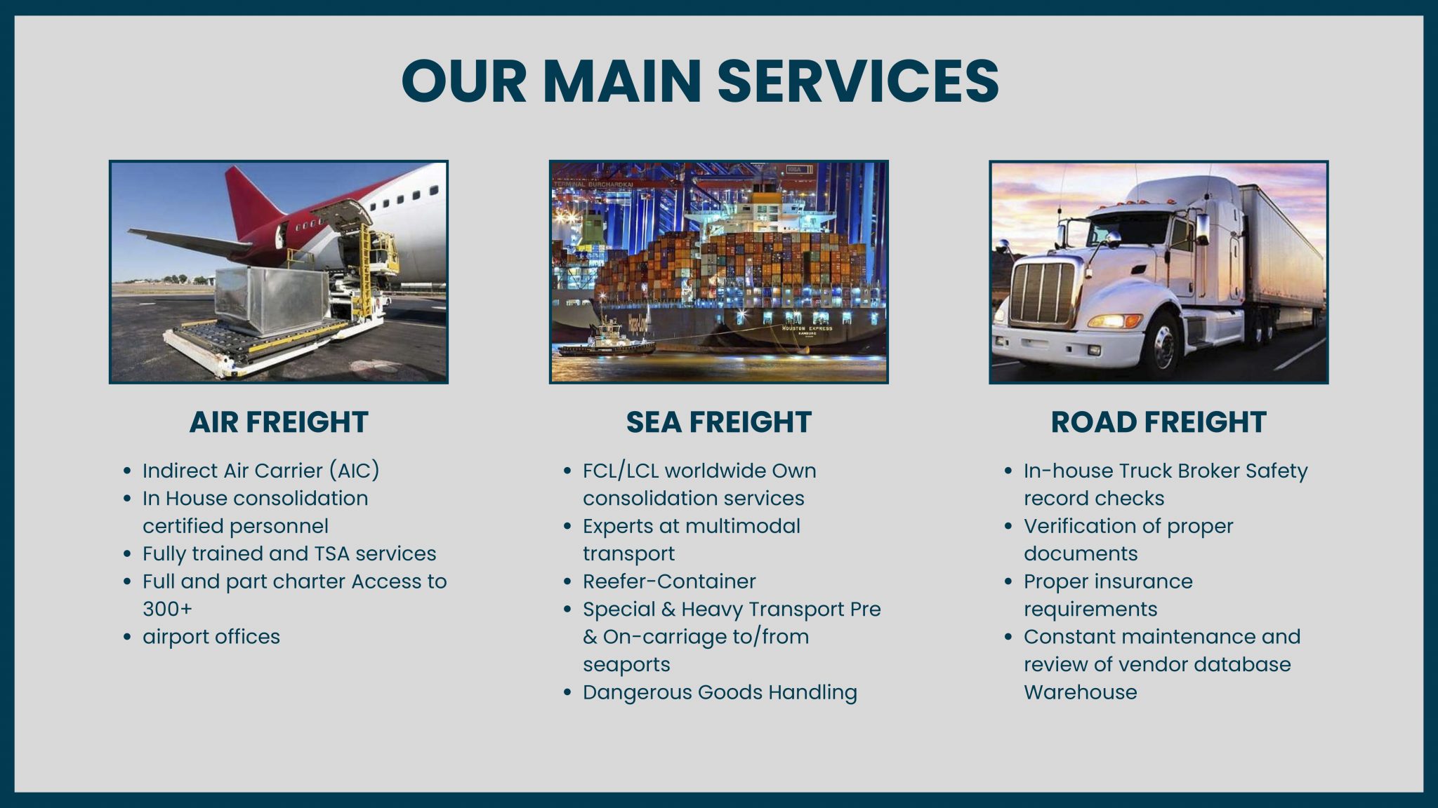 LOGISTICS – GTS Servicios Aduanales